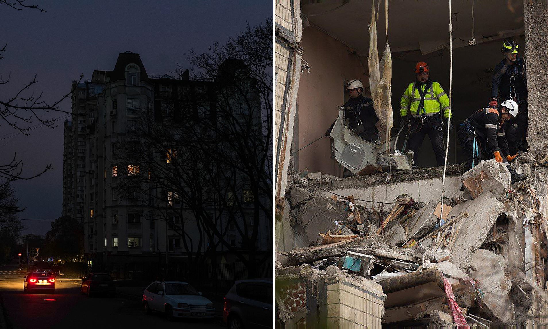 Ukraine scramble to turn the lights back on after devastating Russian ...