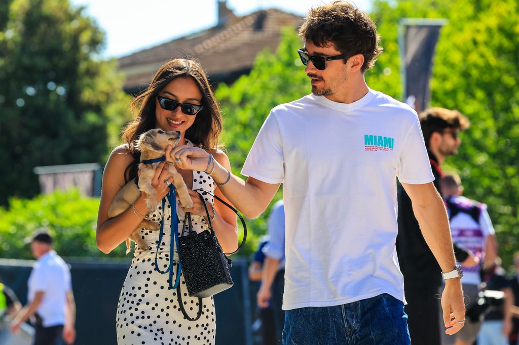 Inside Charles Leclerc's relationship with glamorous fiancée Alexandra ...