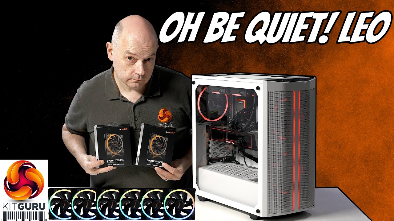 Leo builds be quiet! system with new Light Wings fans