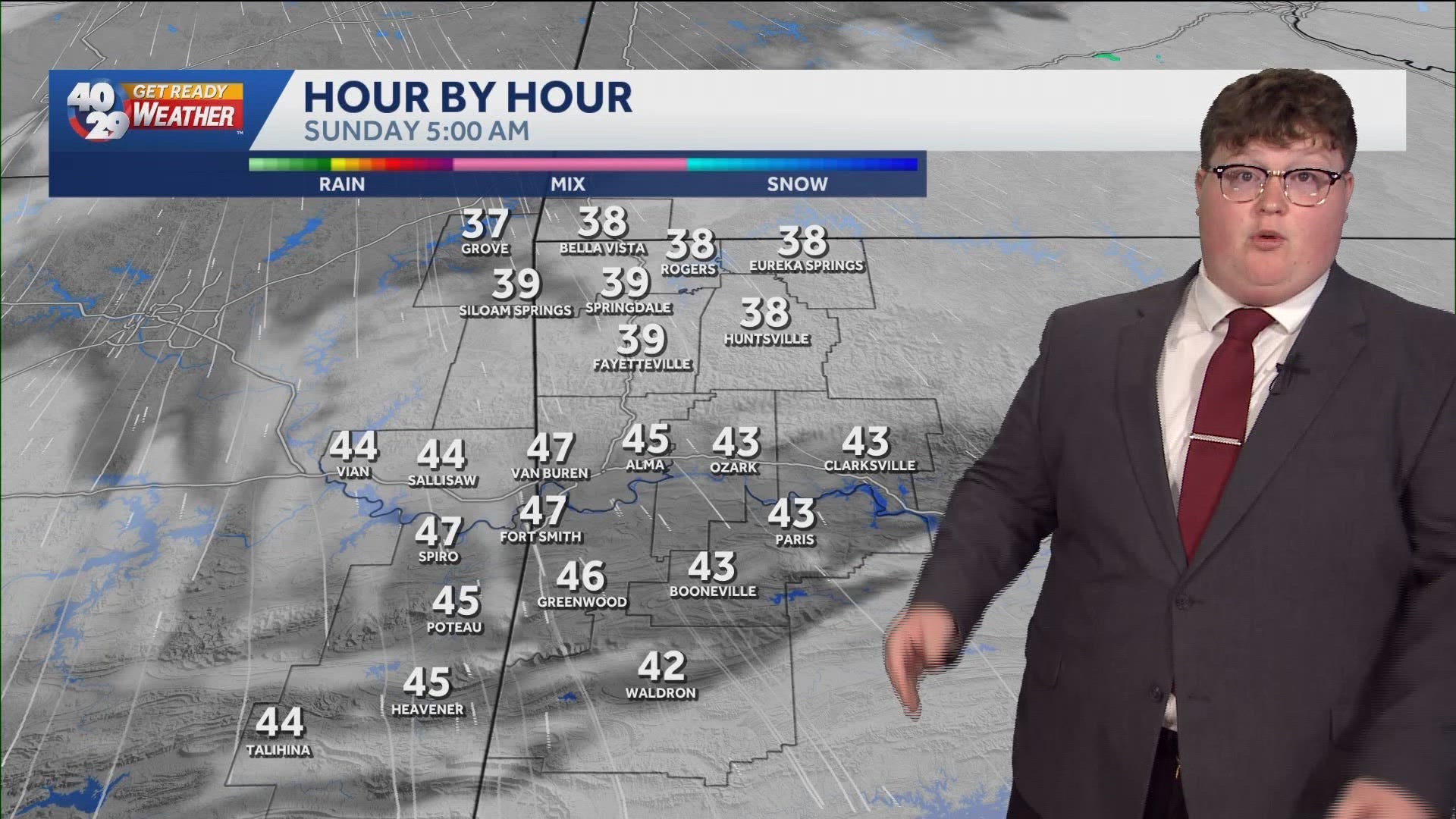 The chilly weather has arrived in Arkansas