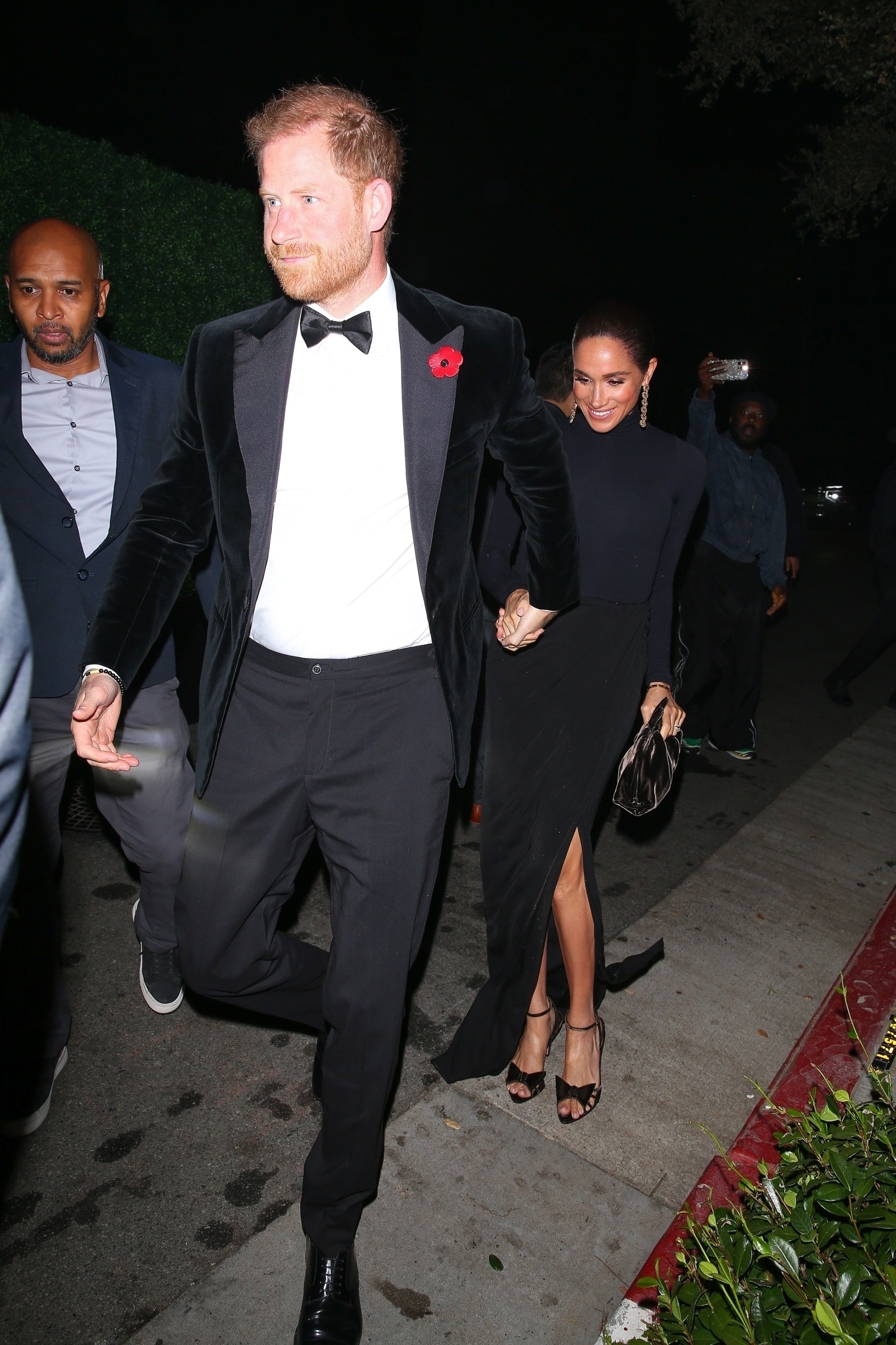 Meghan Markle and Prince Harry hold hands for date night out at Kris Jenner’s star-studded 70th ...