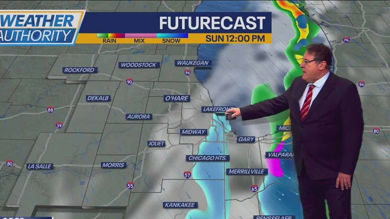 Chicago weather: Wintry mix continues, then lake effect snow expected ...