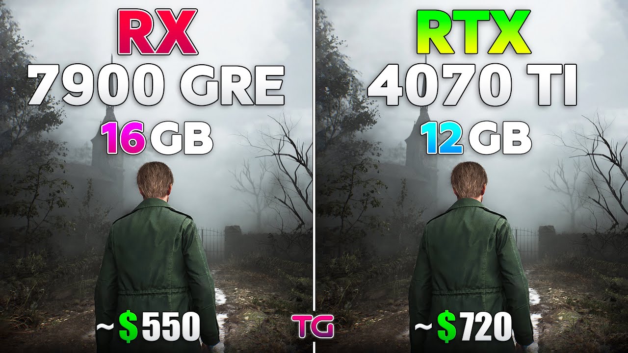 RTX 4070 Ti vs RX 7900 GRE - Test in 10 games