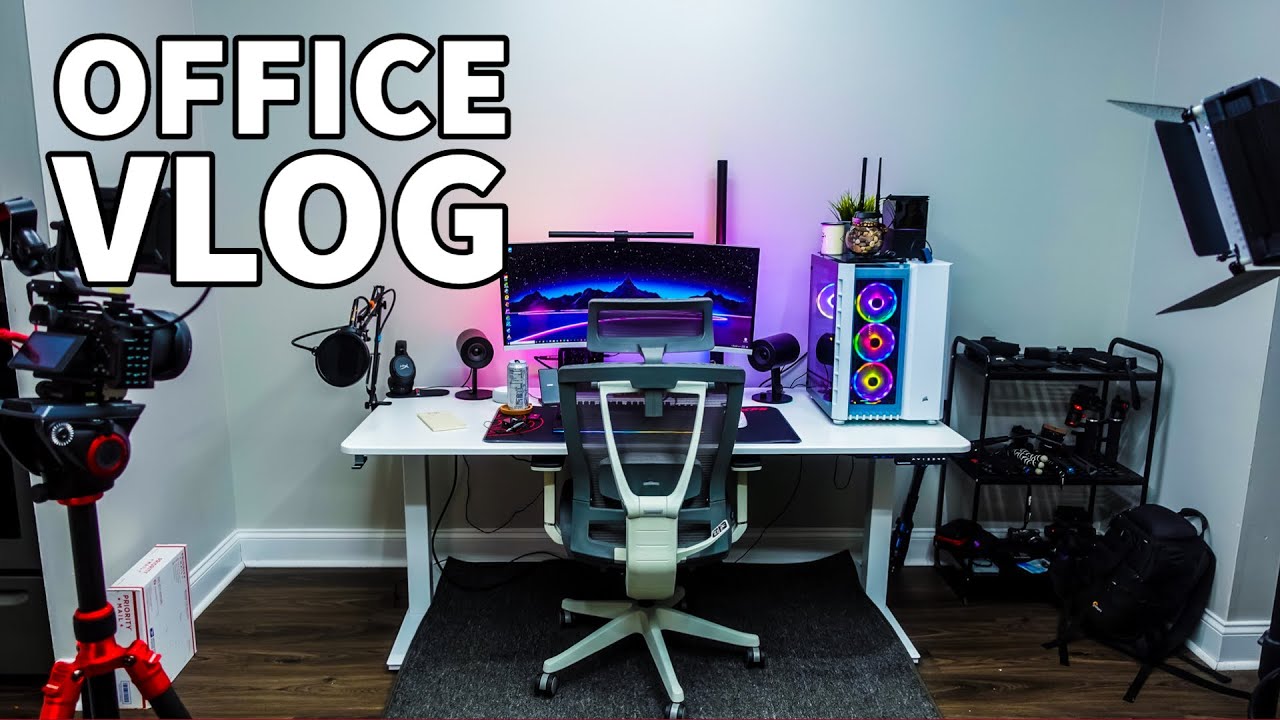 The new temporary office!