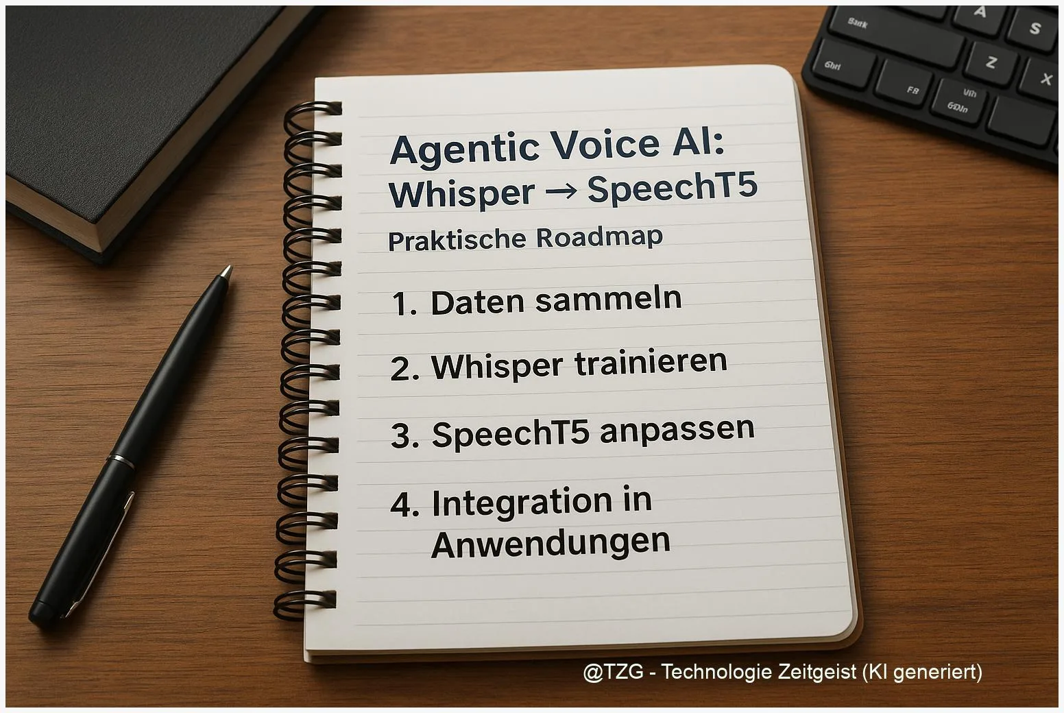 Agentic Voice AI: Whisper → SpeechT5 — Praktische Roadmap