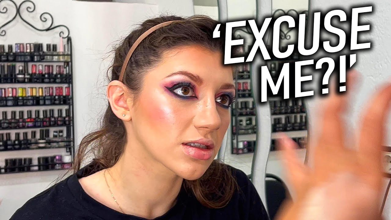 This makeup artist asked me for a kiss (awkward moment)