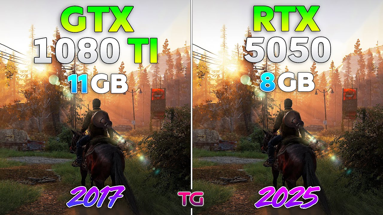 GTX 1080 Ti vs RTX 5050 - Test in 10 games