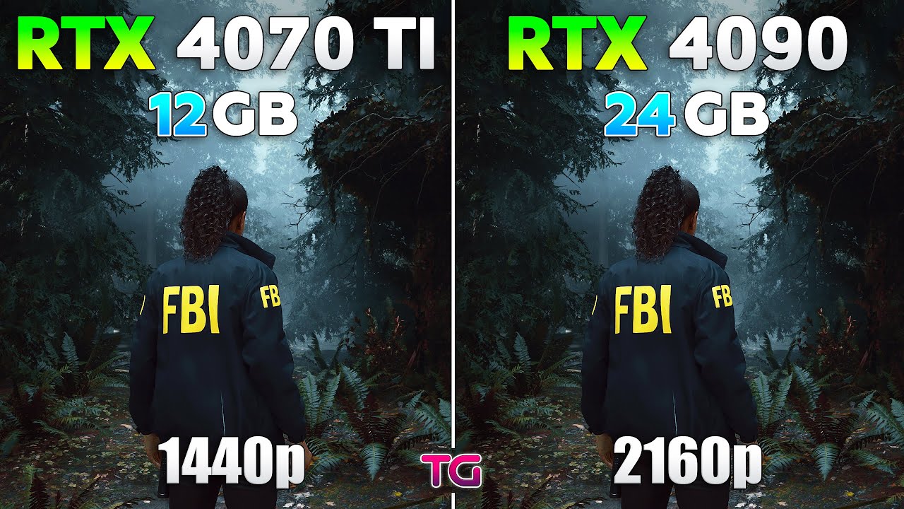 RTX 4070 Ti 1440p vs RTX 4090 4K - Test in 10 games