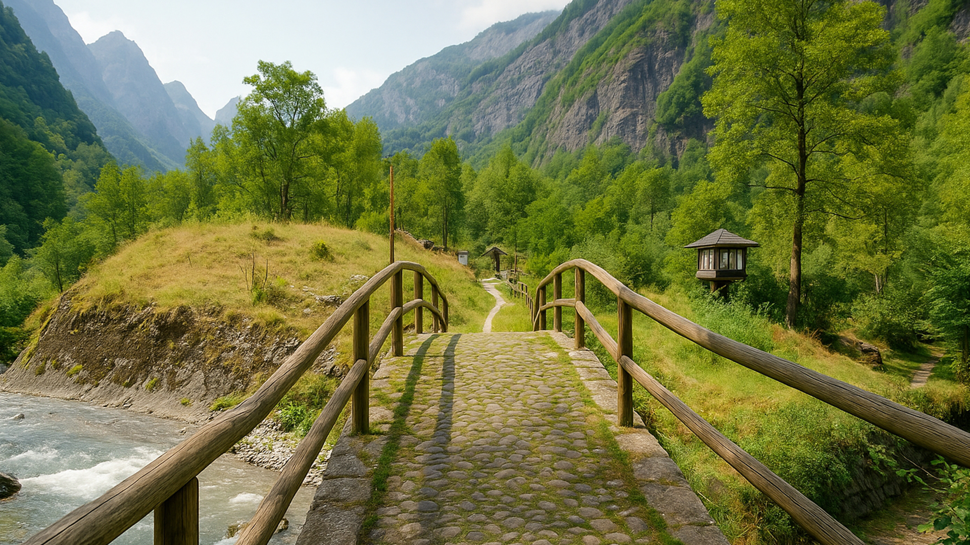 Exploring Switzerland’s Ancient Stone Hamlet (4K)