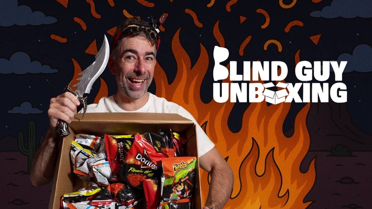 I can't see it but I'll still eat it - a blind guy unboxing