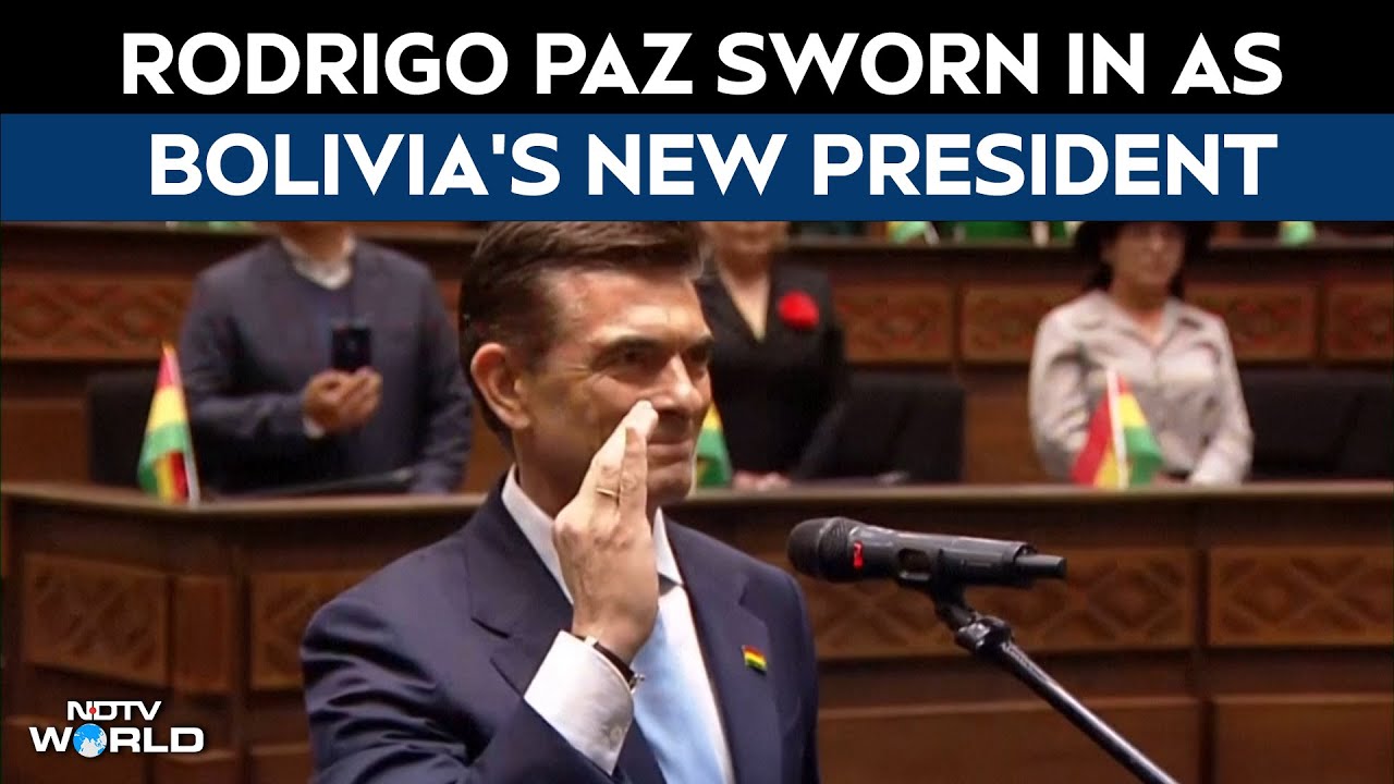 Bolivia News | Rodrigo Paz Sworn In As Bolivia's New President Ending ...