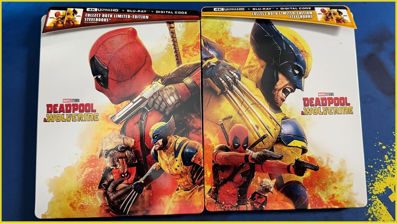 Deadpool and Wolverine steelbook unboxing