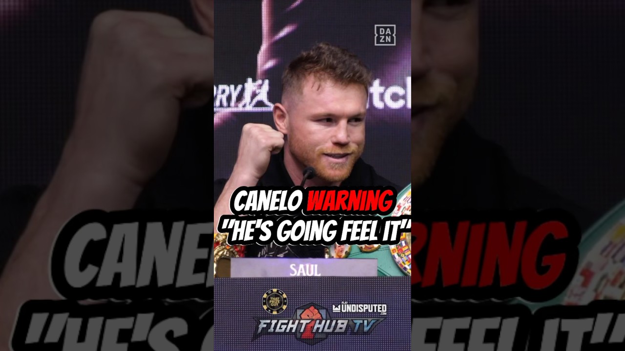 Canelo CHILLING WARNING to Scull days before fight!