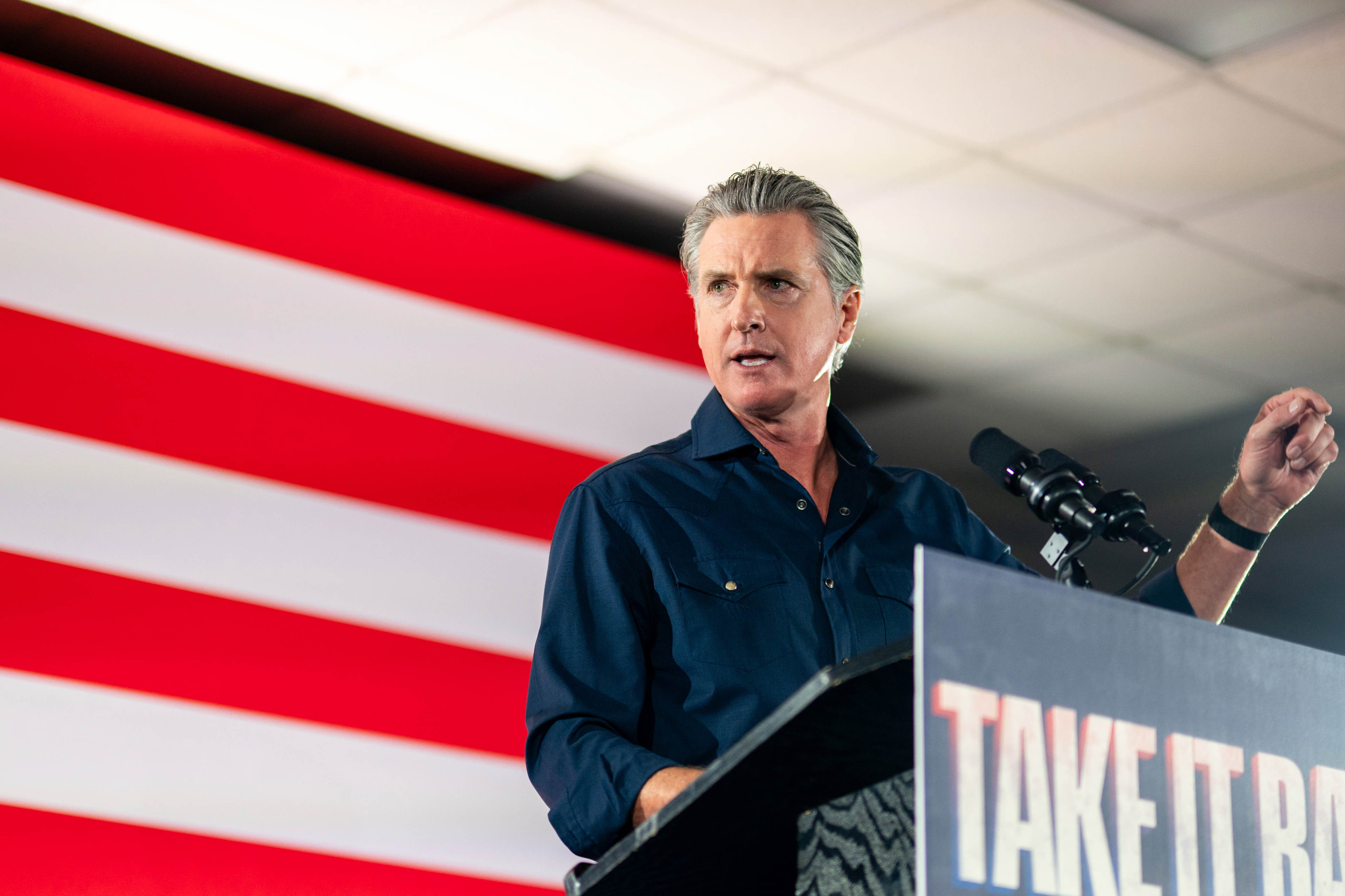 Gavin Newsom's team mocks Trump with "biggest crowd in Texas history' post