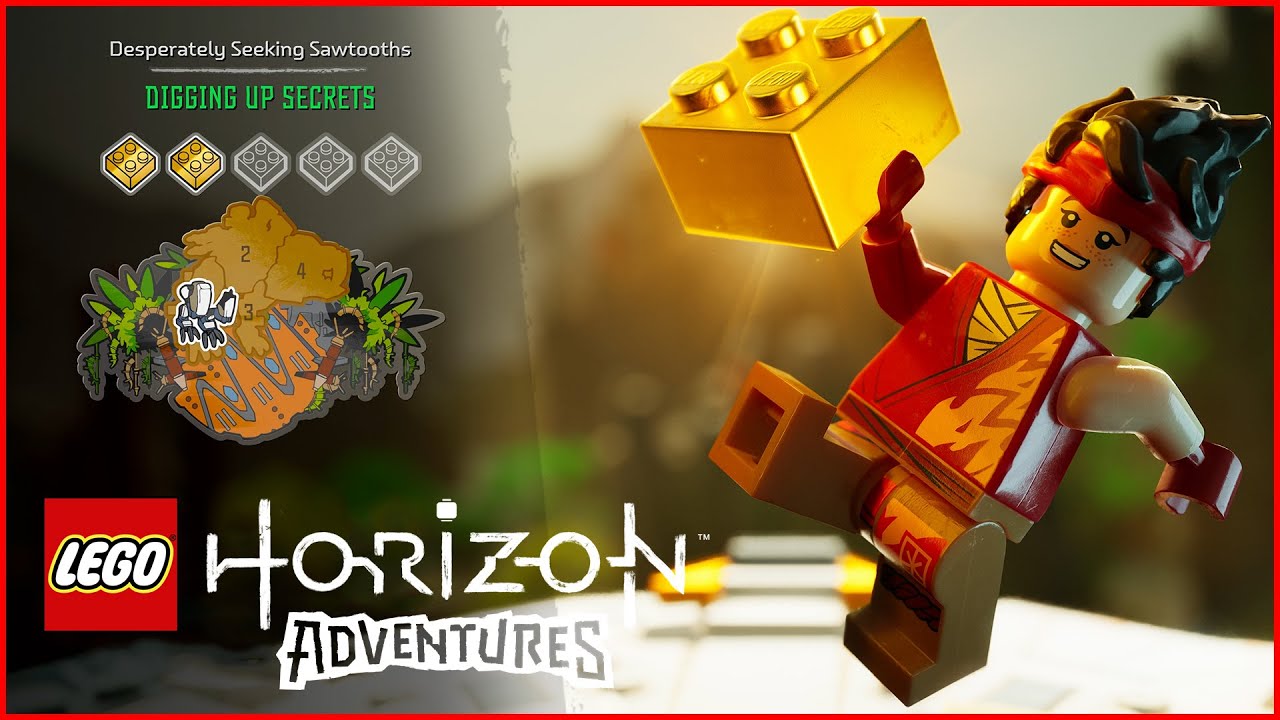 LEGO Horizon Adventures Chapter 3 Desperately Seeking Sawtooths Digging ...