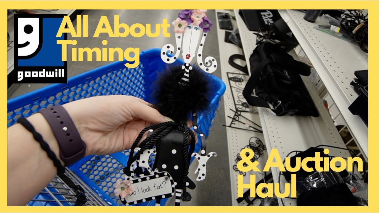All About TIMING | GOODWILL Thrift With Me & Auction HAUL | EBay Reselling