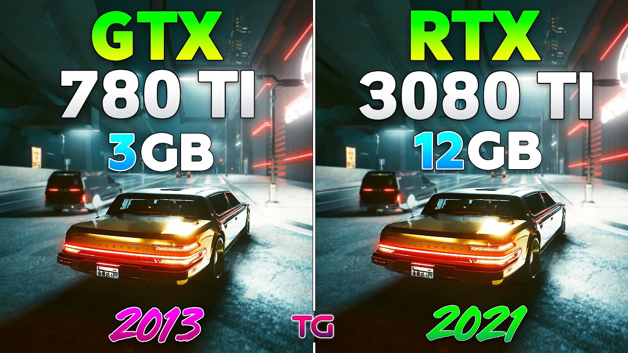 GTX 780 Ti vs RTX 3080 Ti - 8 years difference