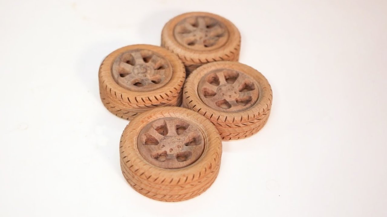 I made Ford F-150 wheels from wood! 🛠️