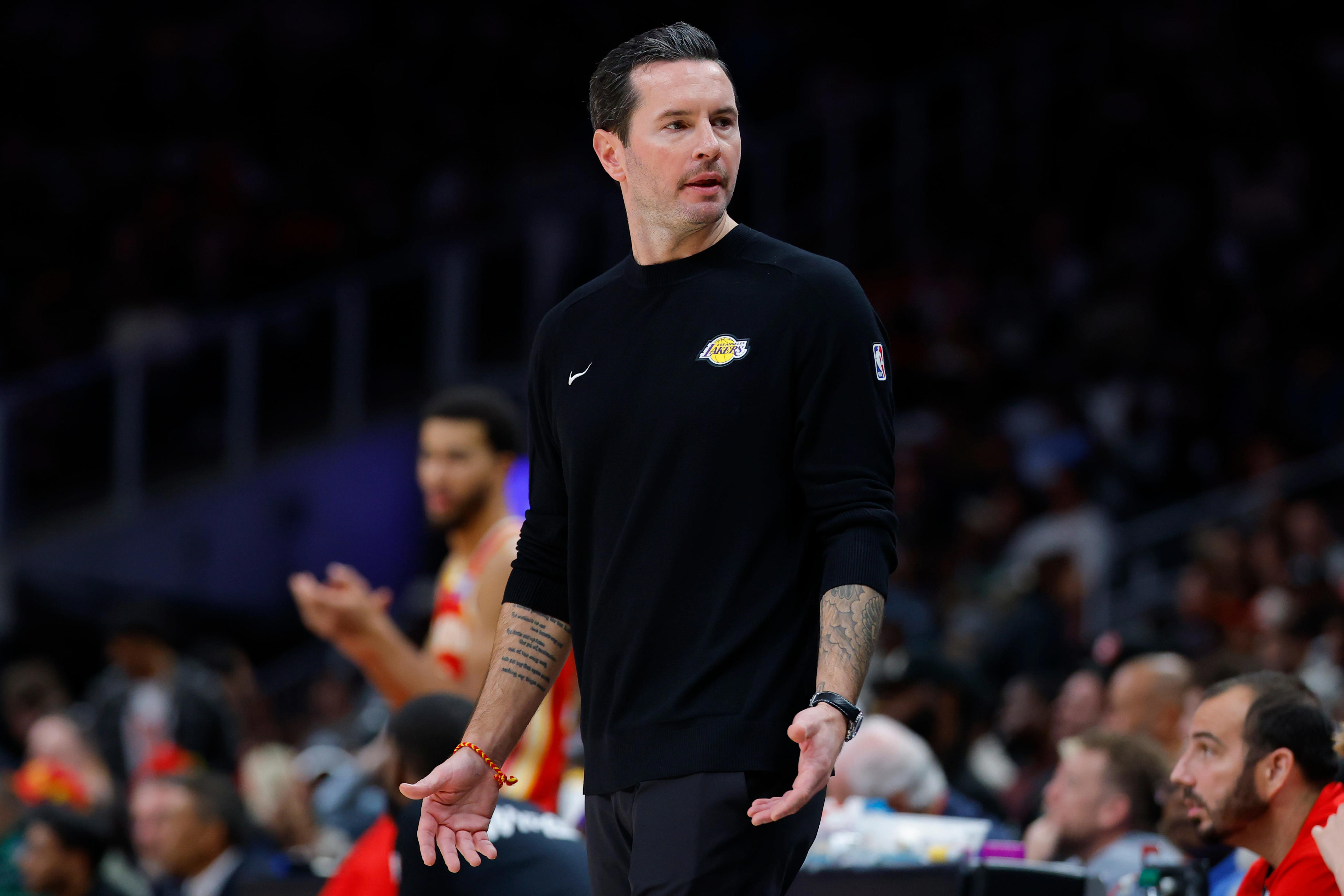 JJ Redick made it clear how unhappy he was with Lakers on Saturday