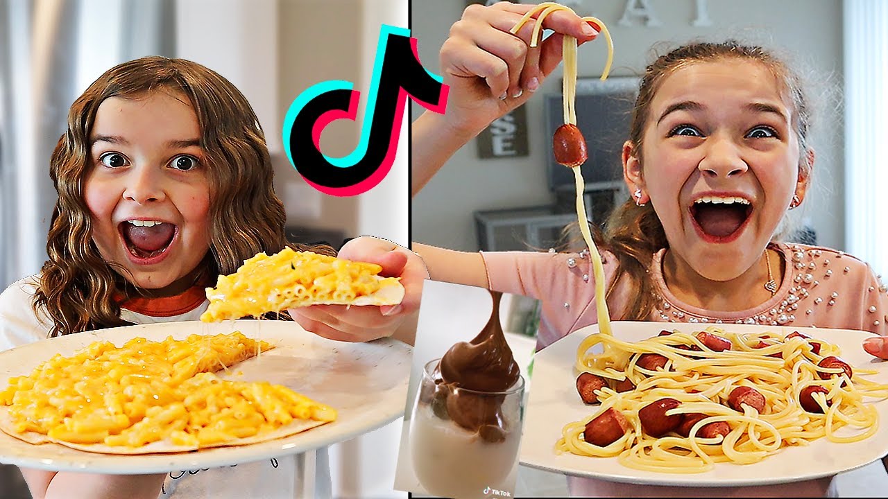 24 hours eating the best TikTok food hacks!🍔🍕 | JKrew