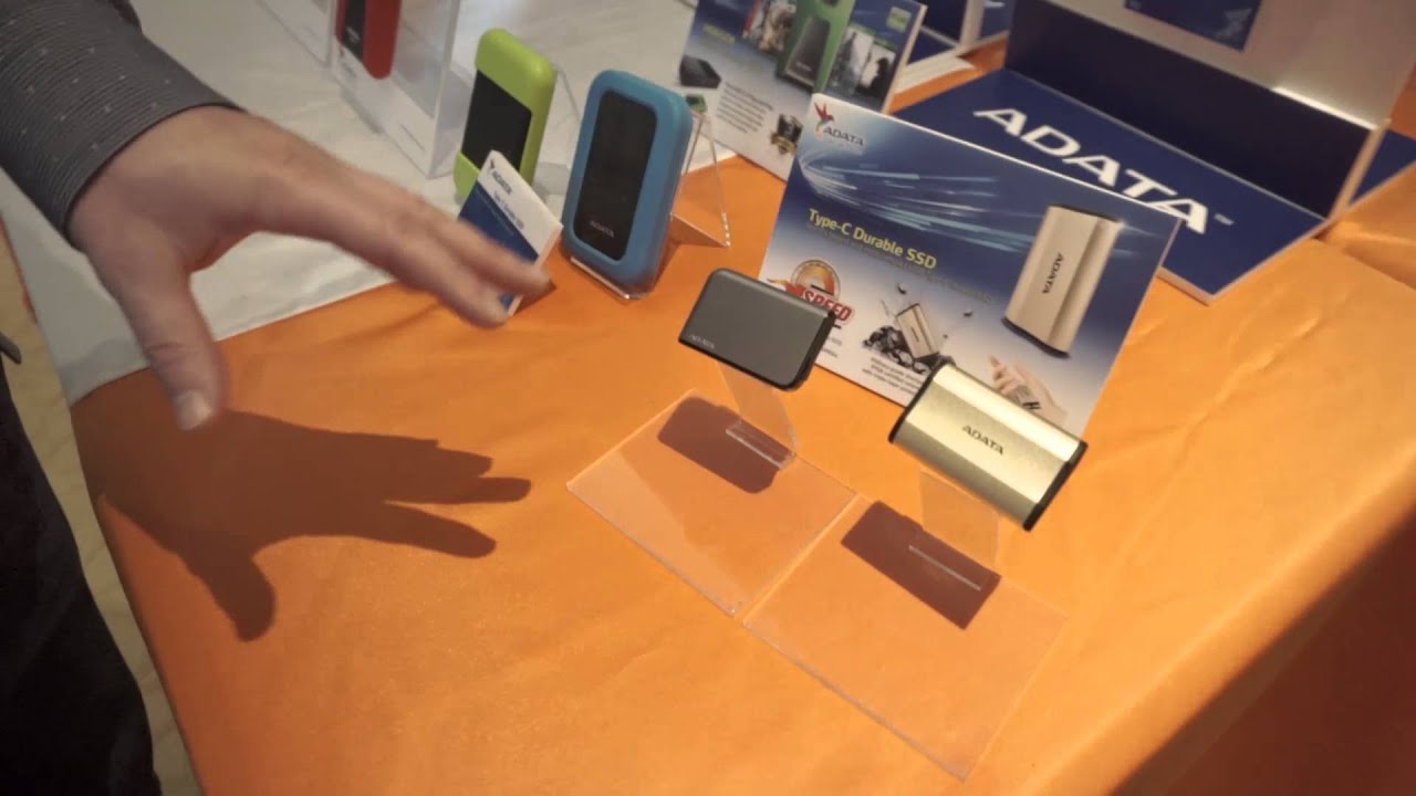 ADATA Type-C durable portable SSDs @ CES 2016