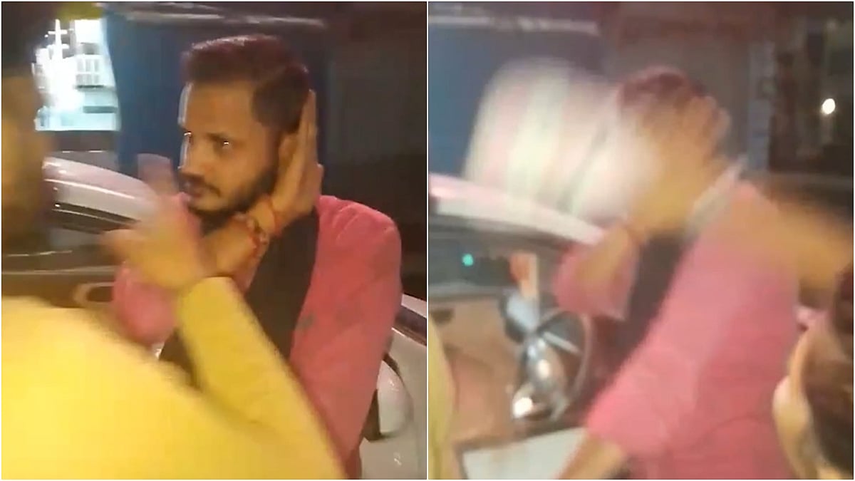'Sharaab Piye Ho Tum': Woman Slaps And Hits Journalist With Slipper On ...