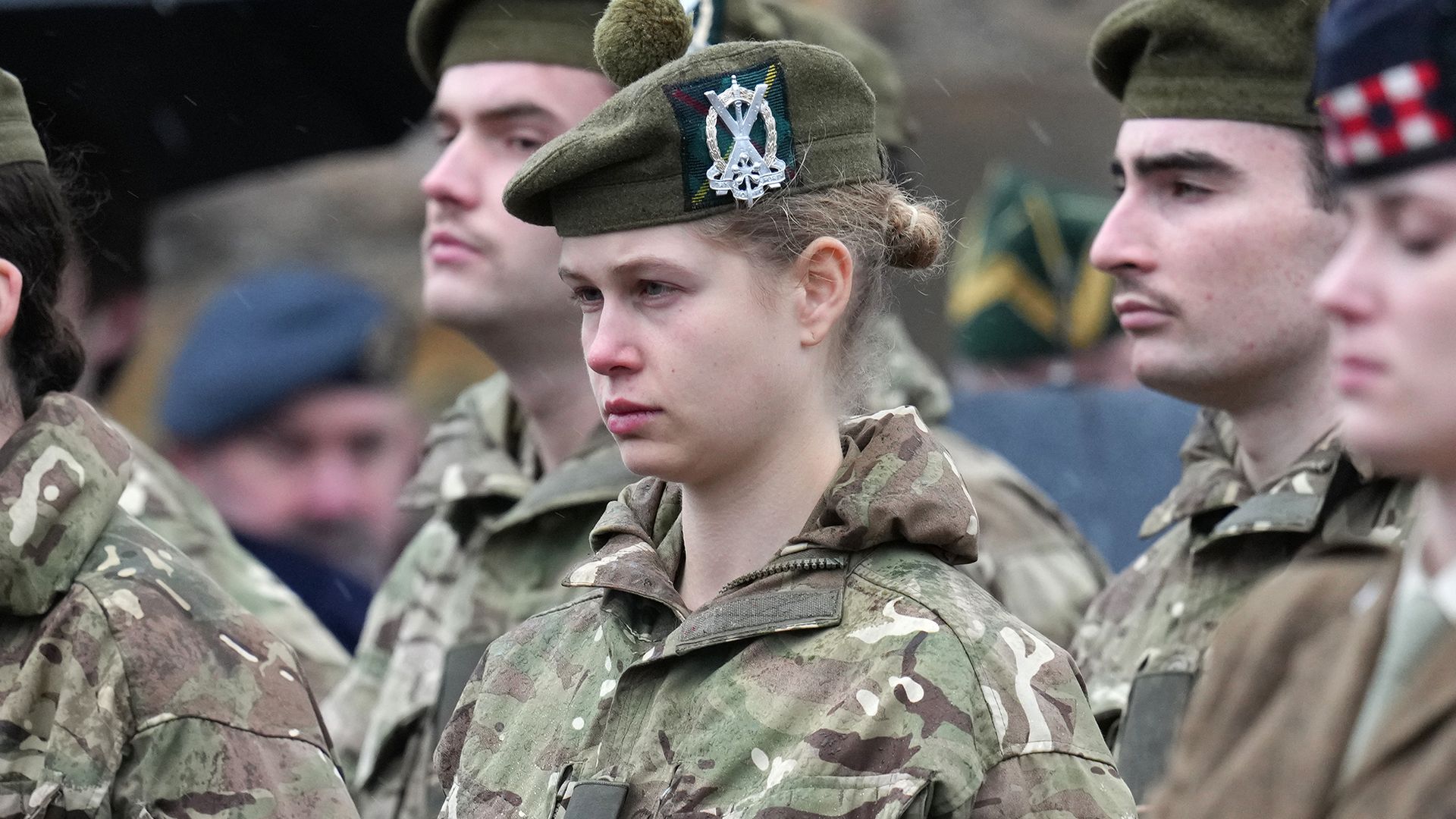 Exclusive: Lady Louise Windsor pictured parading in military uniform ...