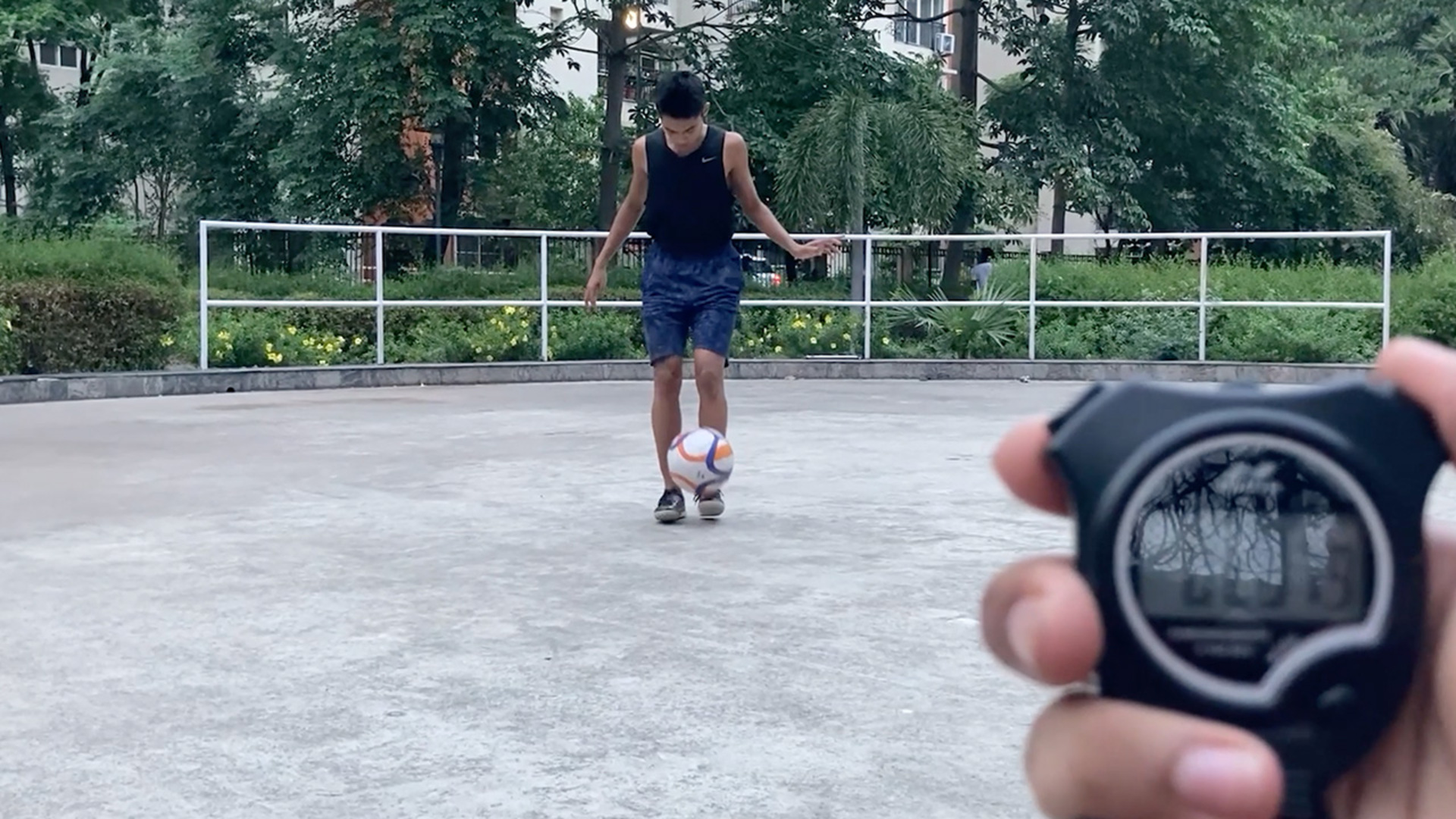 Most football touches on alternate feet in one minute -212 by PH Charan ...
