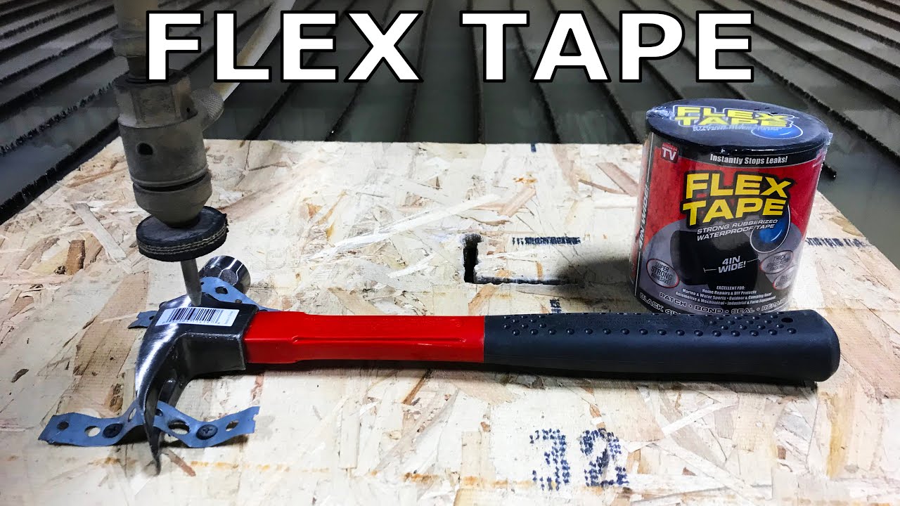I fixed a broken hammer with flex tape! 🔨