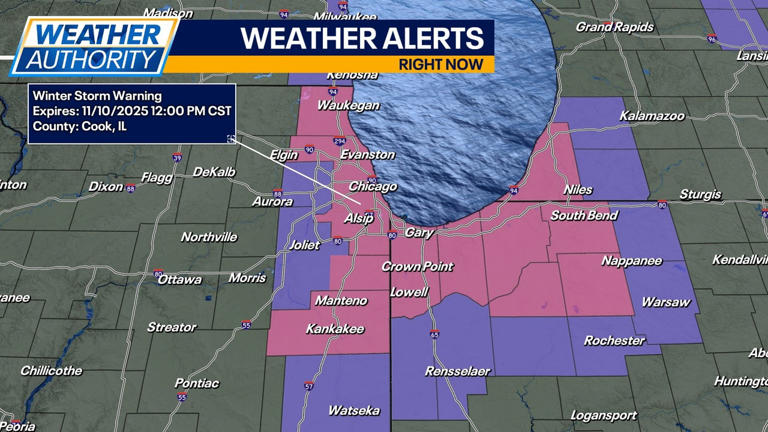 Chicago weather: Near-impossible travel possible with double-digit snow ...