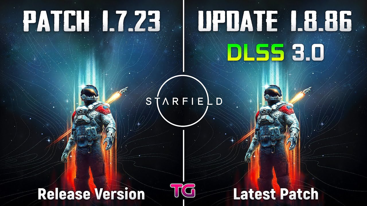 Starfield update 1.8.86 vs release patch 1.7.23 - performance ...