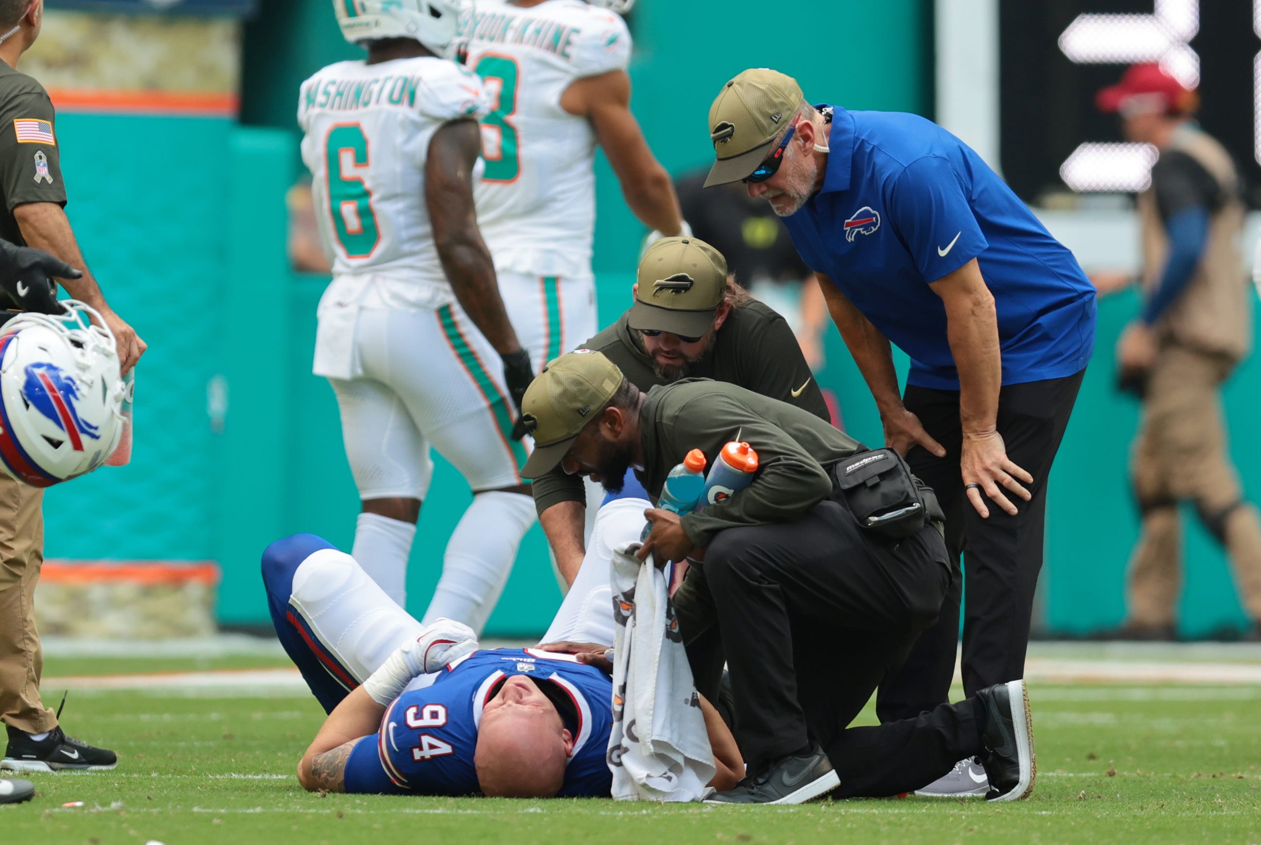 Bills vs. Dolphins injury updates: Dalton Kincaid, Landon Jackson hurt ...