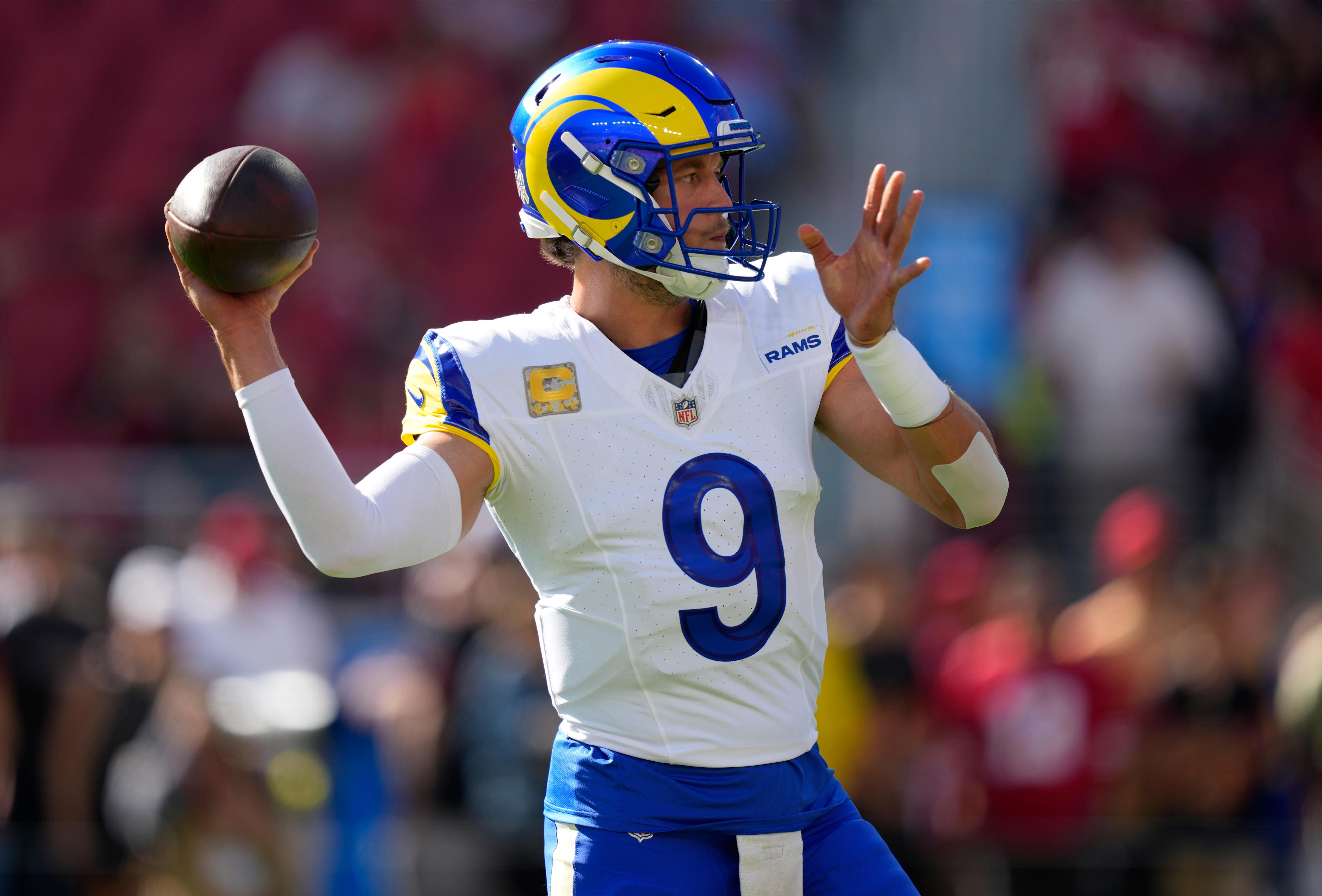 See the best photos from Los Angeles Rams QB Matthew Stafford's record day
