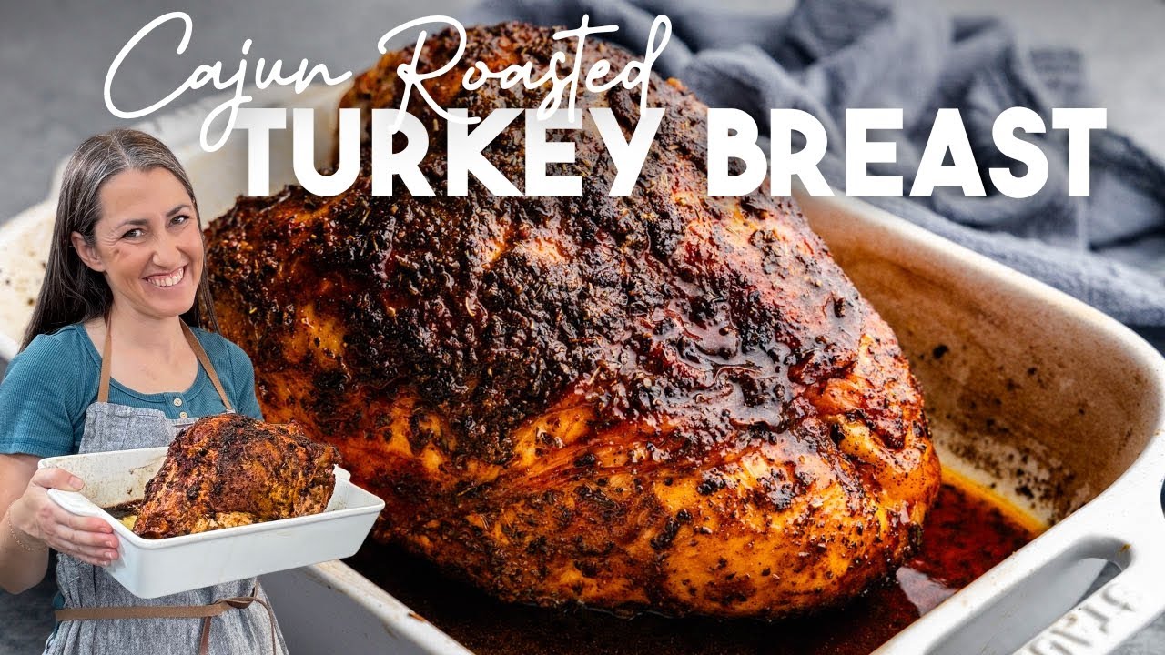 Cajun roasted turkey breast