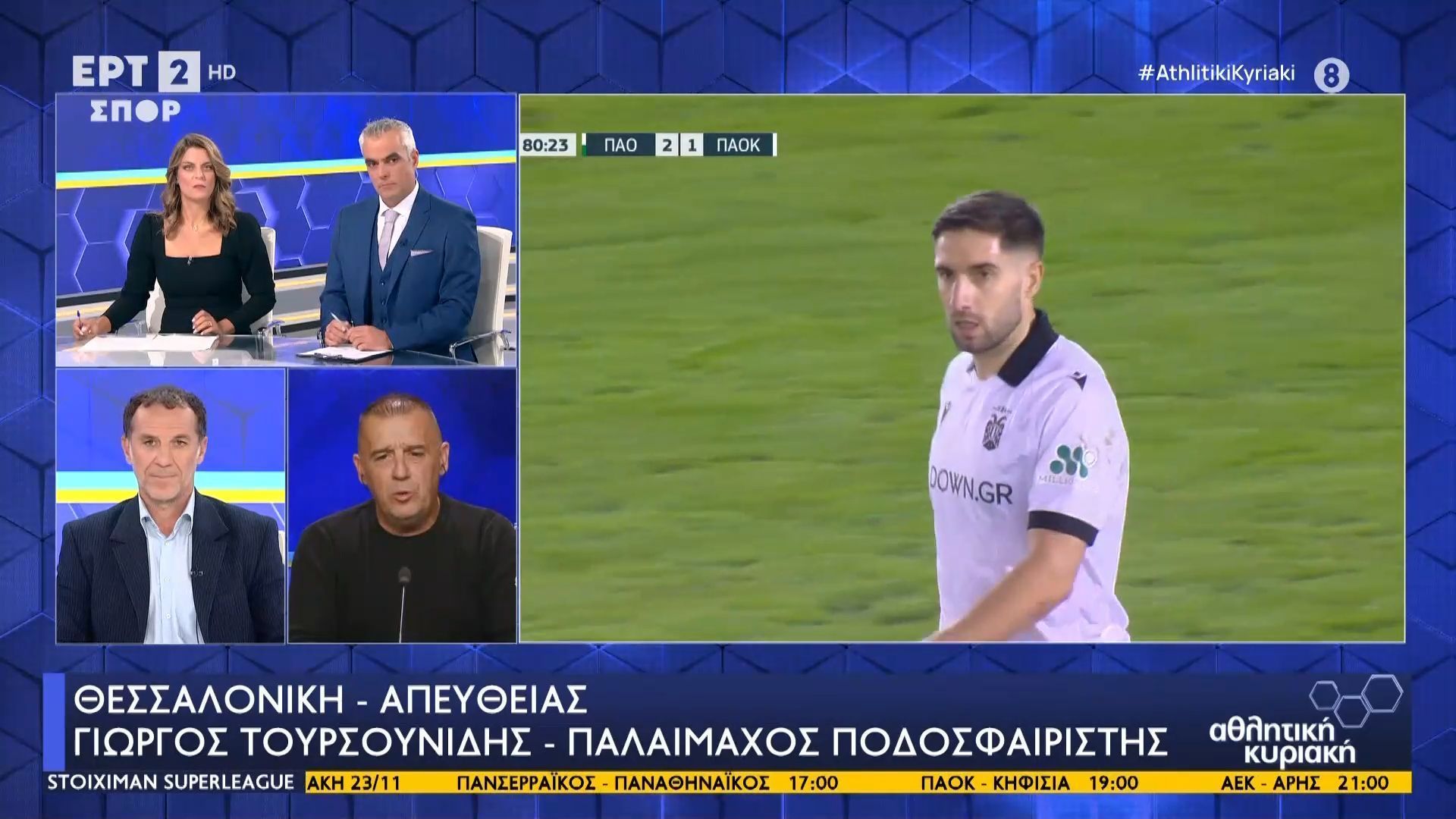 Γ. Τουρσουνίδης: «Ο ΠΑΟΚ αιφνιδιάστηκε στο πρώτο ημίχρονο, έχει το ...