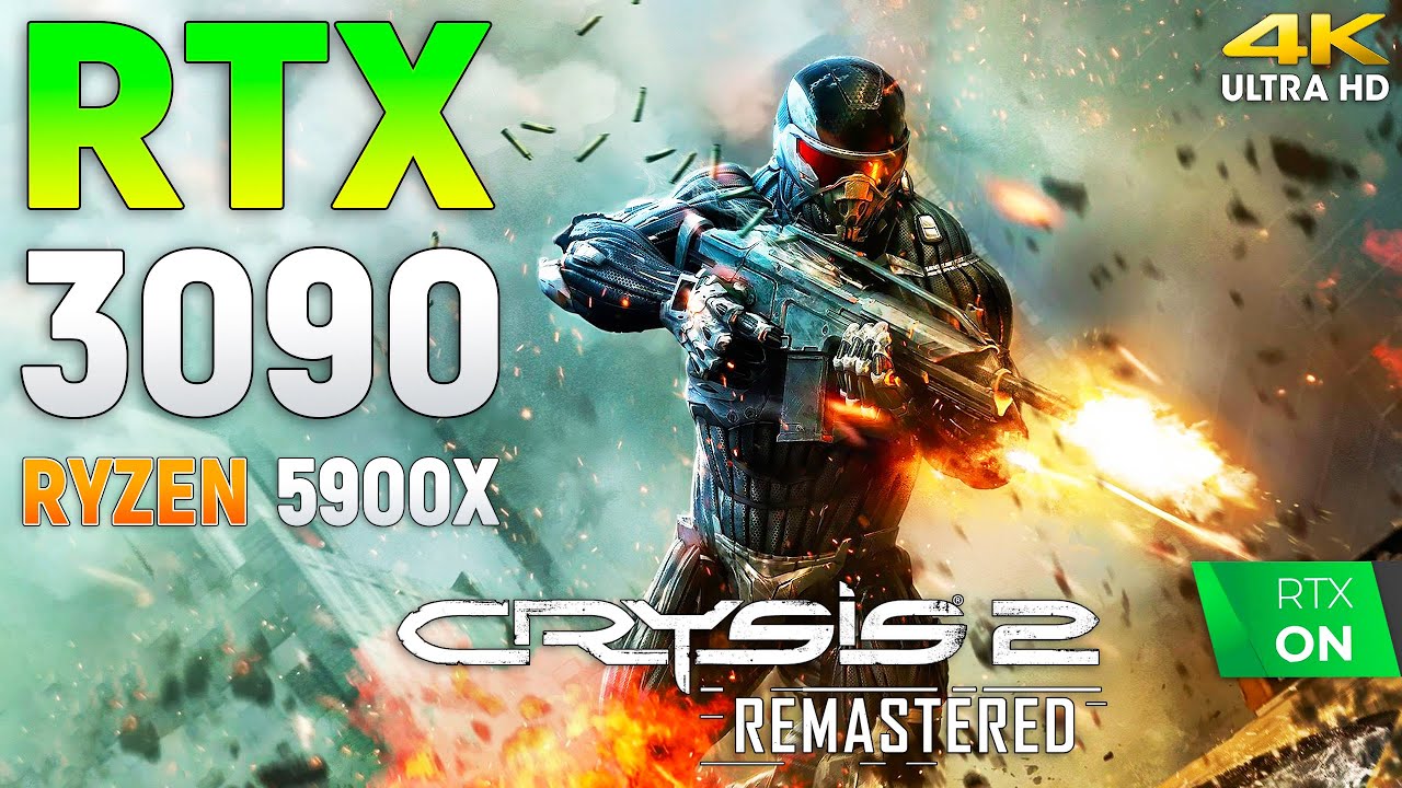 Crysis 2 Remastered RTX 3090 - Ultra Settings, Ray Tracing l 4K l