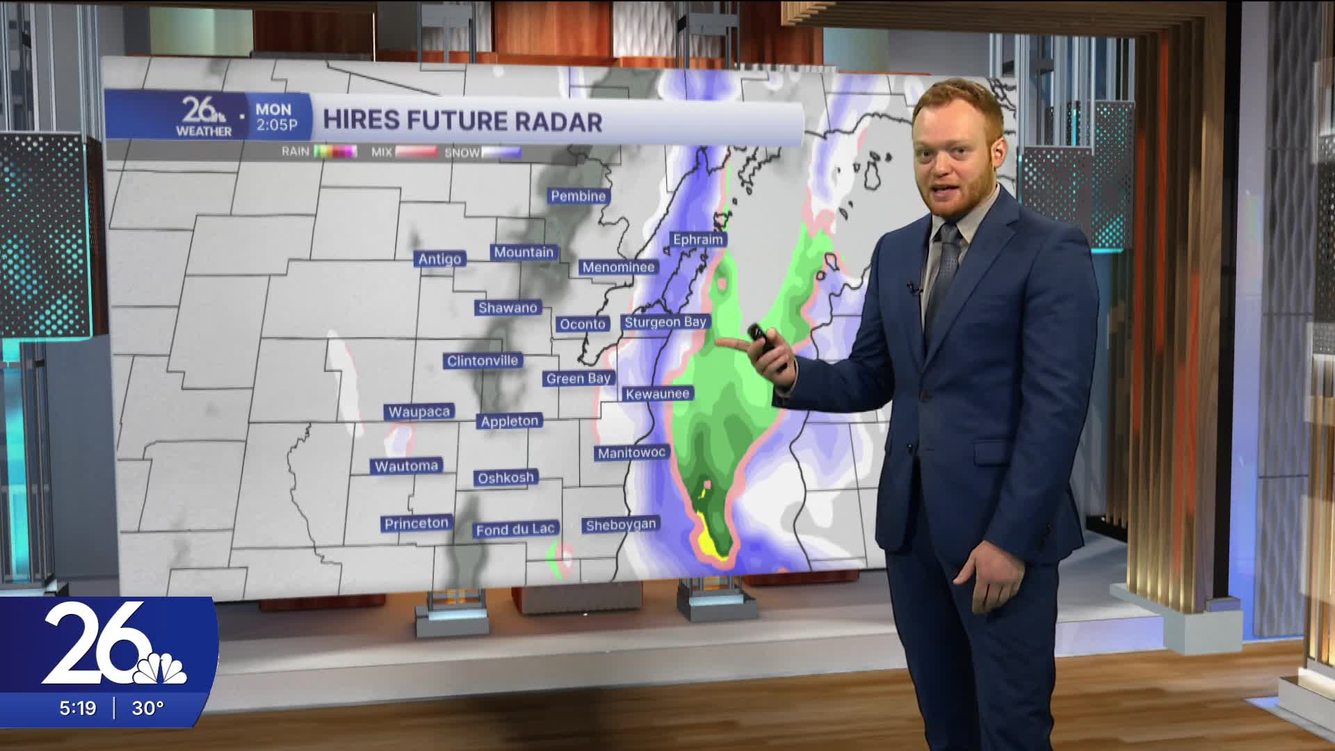Snow to start the week