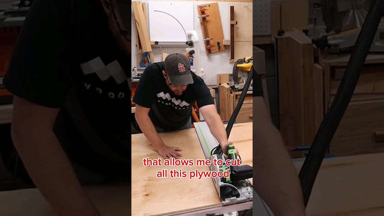 I finally found the best way to cut plywood!