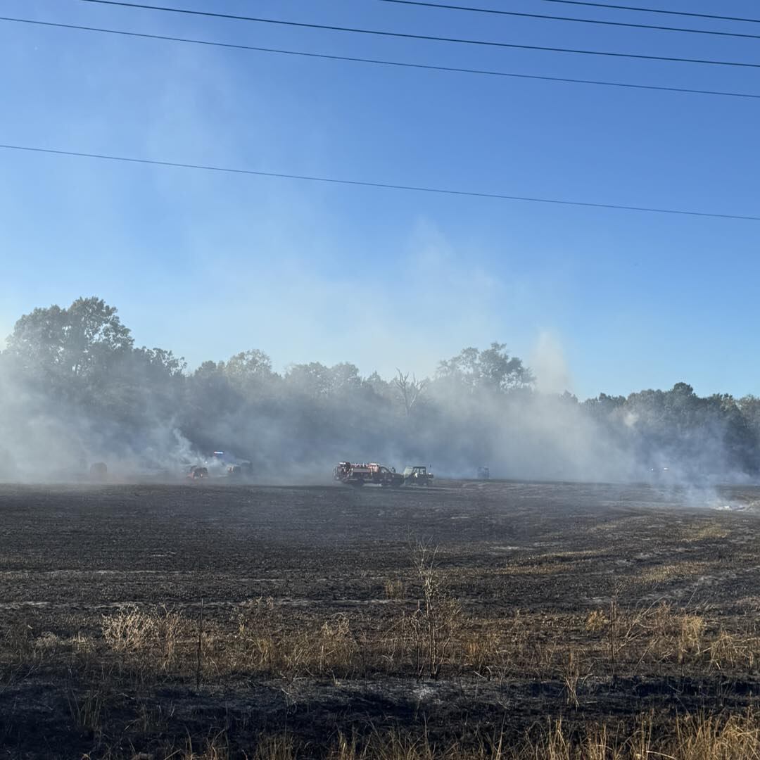 Road closed as crews respond to large pasture fire in Gregg County