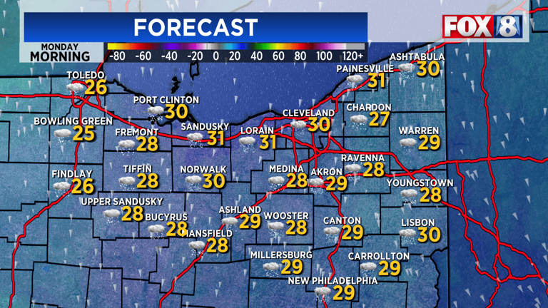 Winter Weather Advisory in effect now in NE Ohio