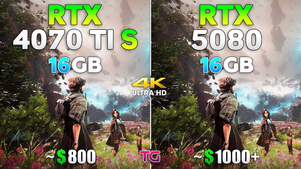 RTX 4070 Ti Super vs RTX 5080 - Test in 12 games | 4K