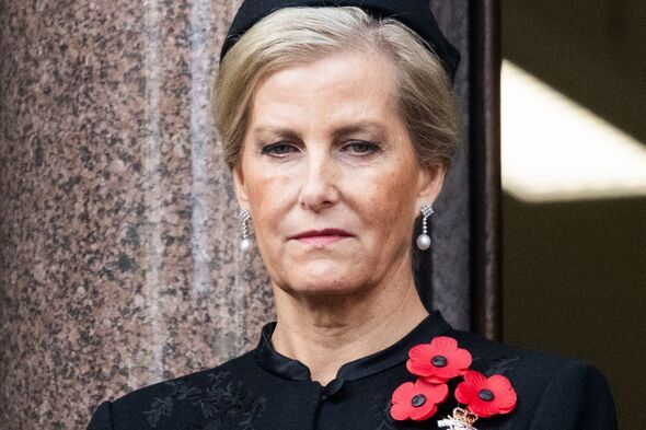Duchess Sophie's one-telling gesture as she watched Prince Edward lay ...