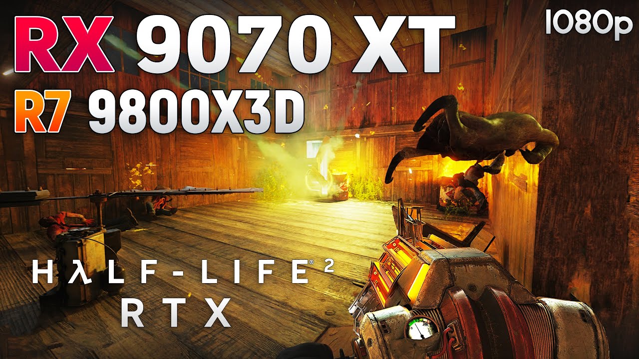 Half-Life 2 RTX on RX 9070 XT - Is it playable?