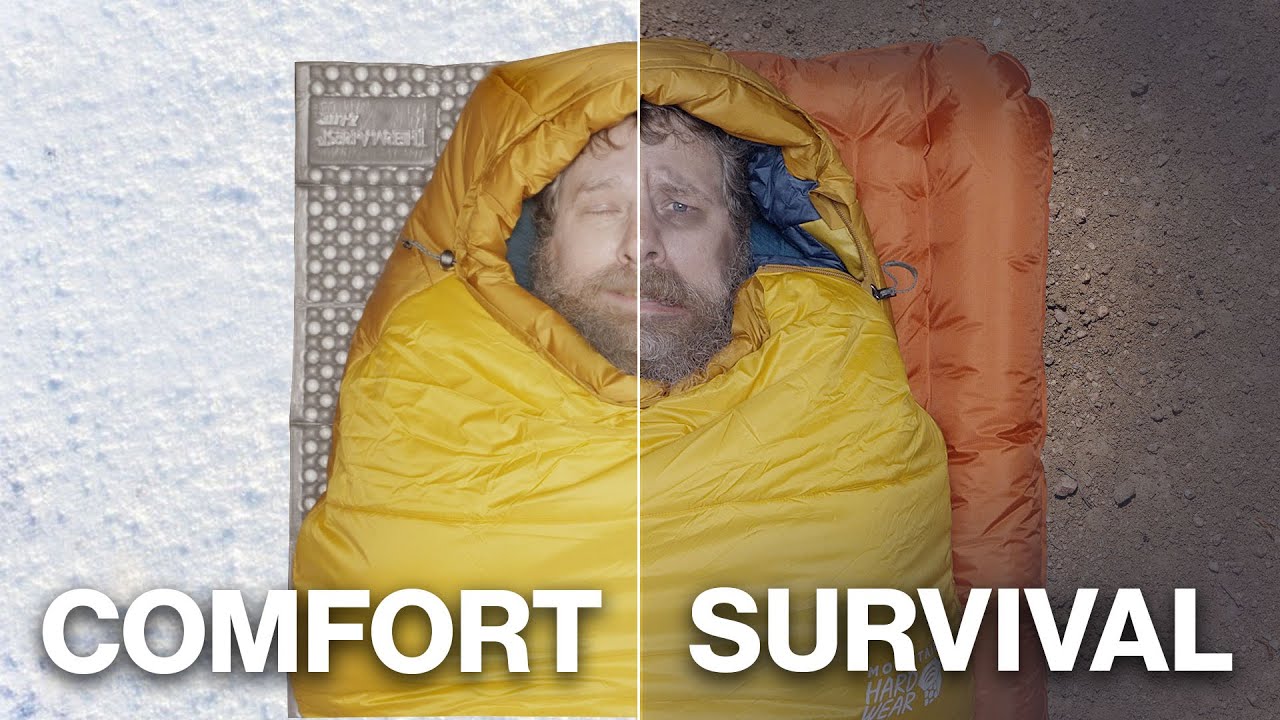 The difference between comfort and surviving