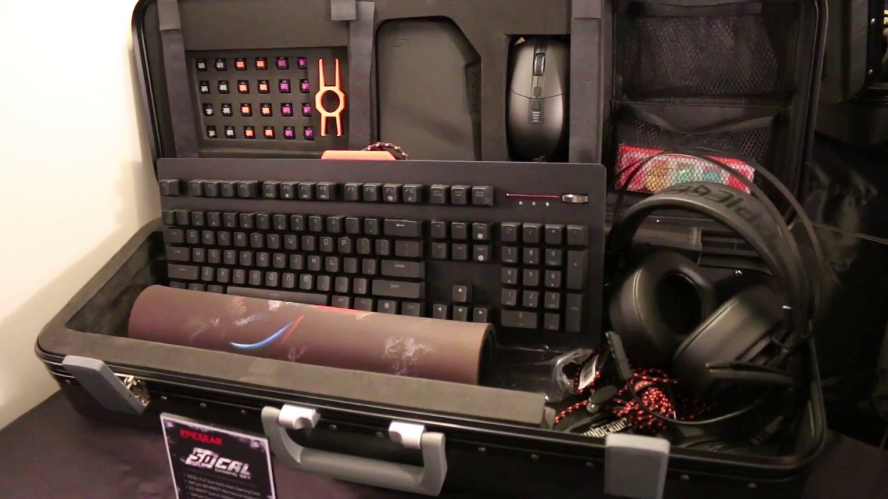 EpicGear's 50 CAL gaming set covers all of your gaming needs
