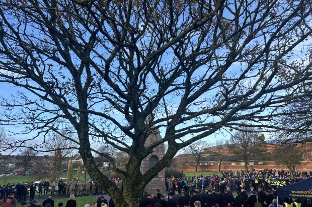 Cumbrians honour those who 'gave their tomorrow, for our today' on ...