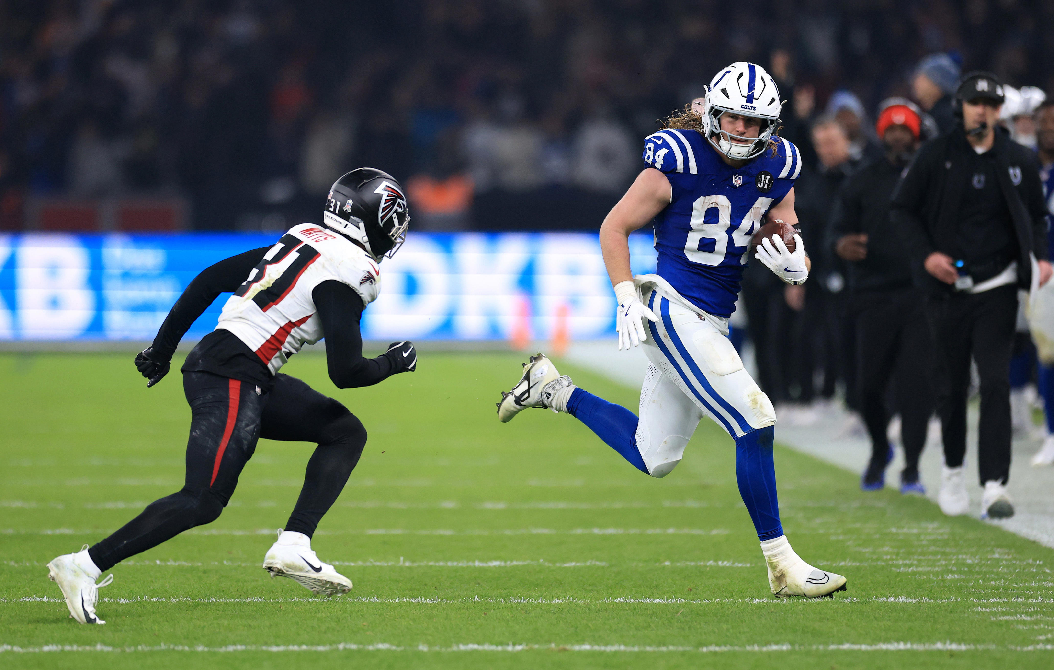 Will Indianapolis Colts rookie tight end Tyler Warren play today vs ...