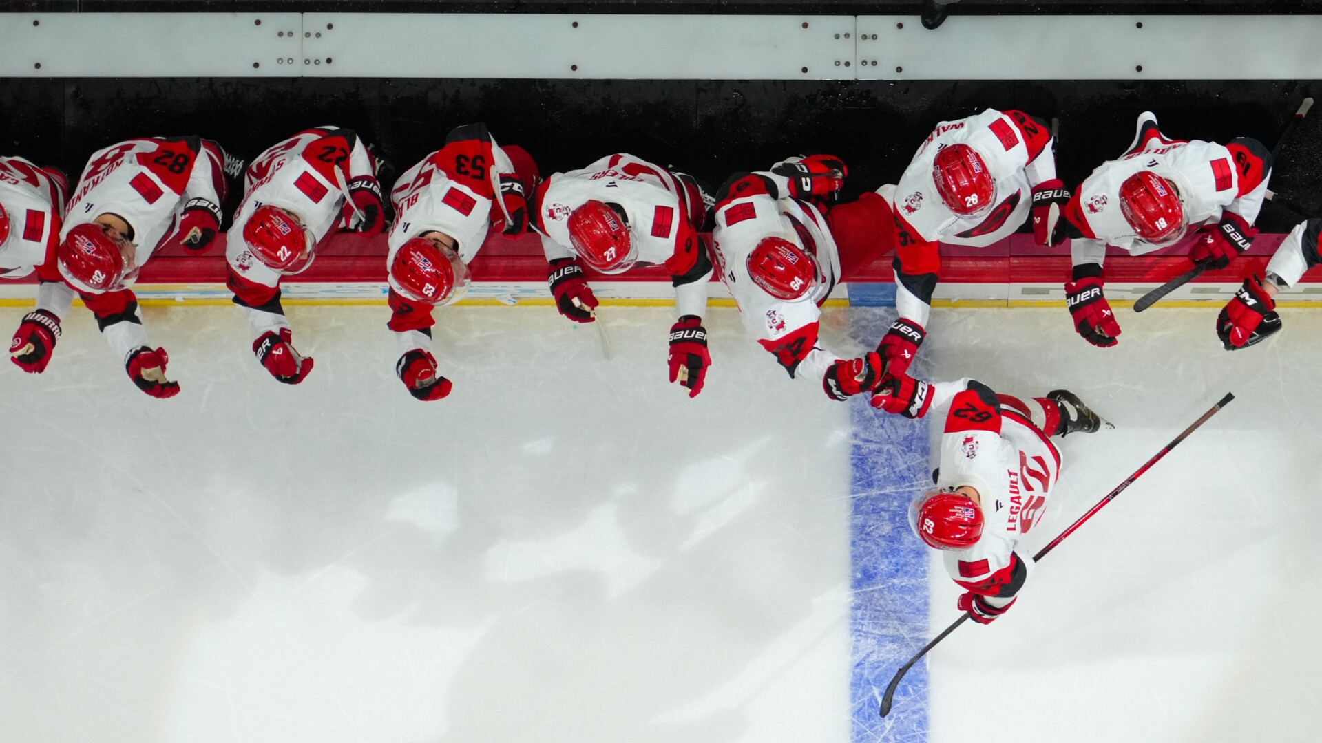 Carolina rookies Legault, Nystrom make team history by scoring 1st NHL ...