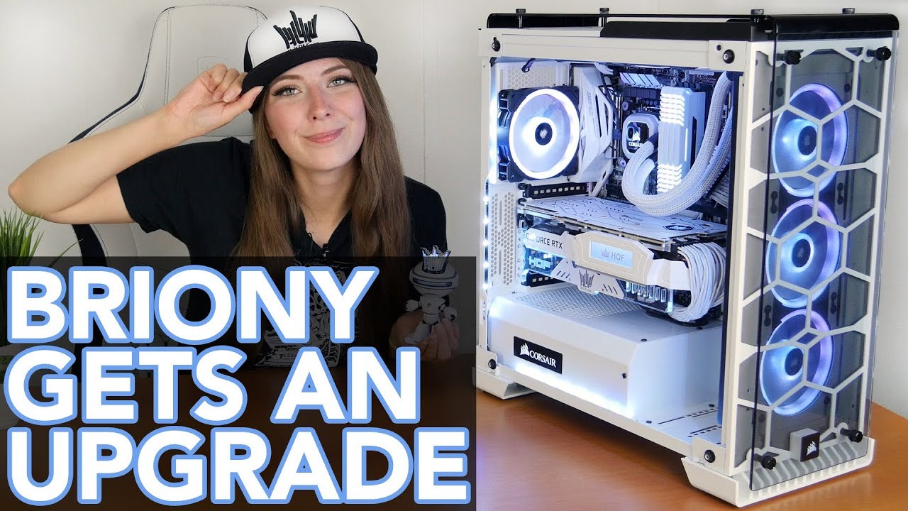 Briony upgrades her PC with the KFA2 RTX 2080 Ti HOF!