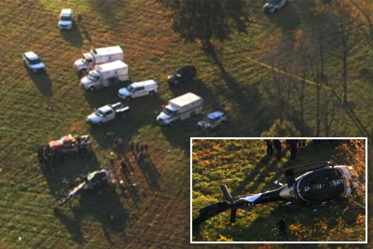 Crew member dead, 2 critically injured in medical helicopter crash near ...